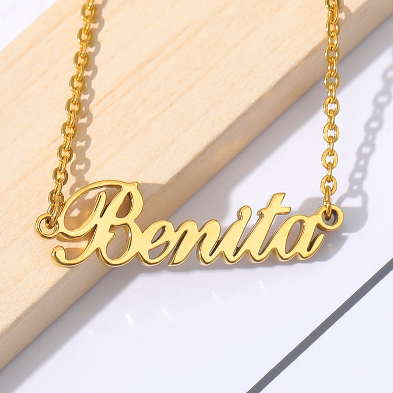 Cursive Script Nameplate – Soirée